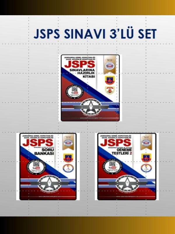 JSPS Sınavına Hazırlık 3’lü Set (2) - Askeri Sınav Kitapları